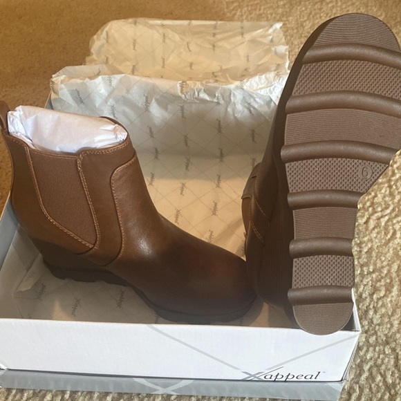 Xappeal | Shoes | New Wedge Boots Xapoeal Elise | Poshmark